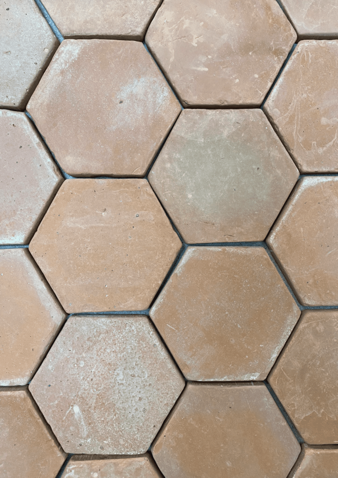 terre cuite hexagone rouge - L’Evidence